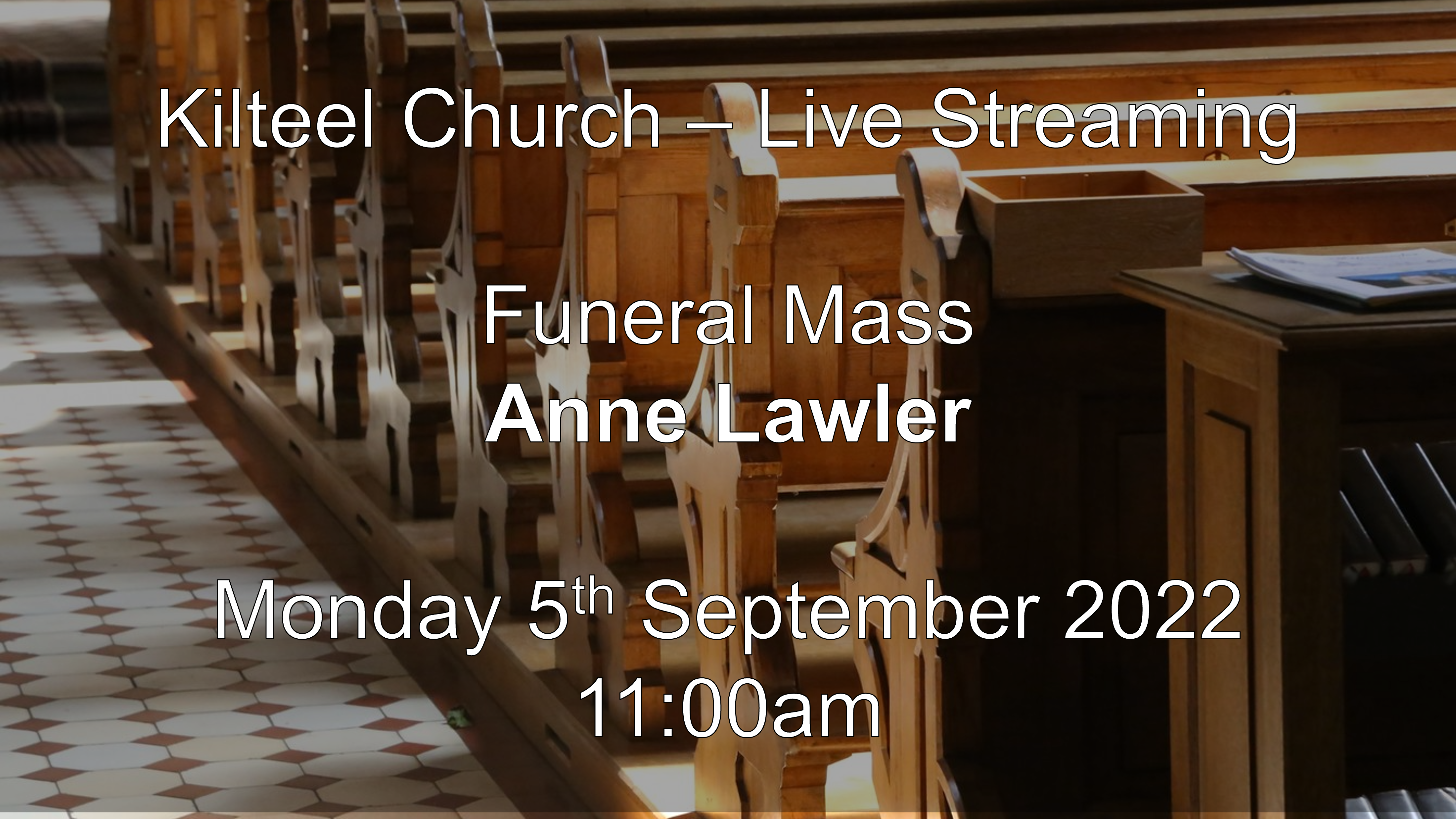 Funeral Mass | Eadestown Parish